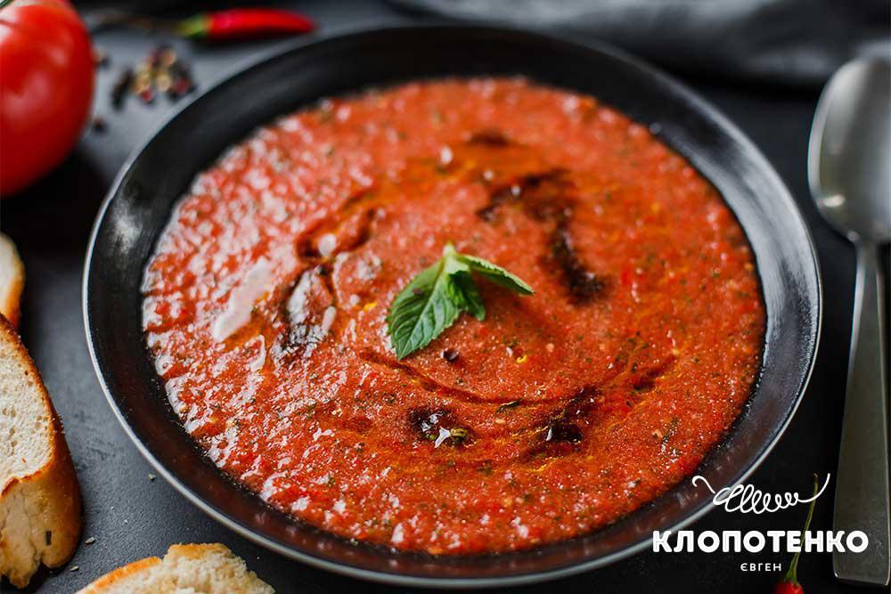 Gazpacho soup recepe from chef Ievgen Klopotenko